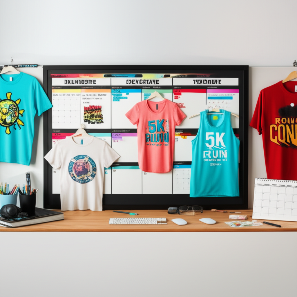 Event Merch Timeline: When to Order Custom Apparel for Your Event ...